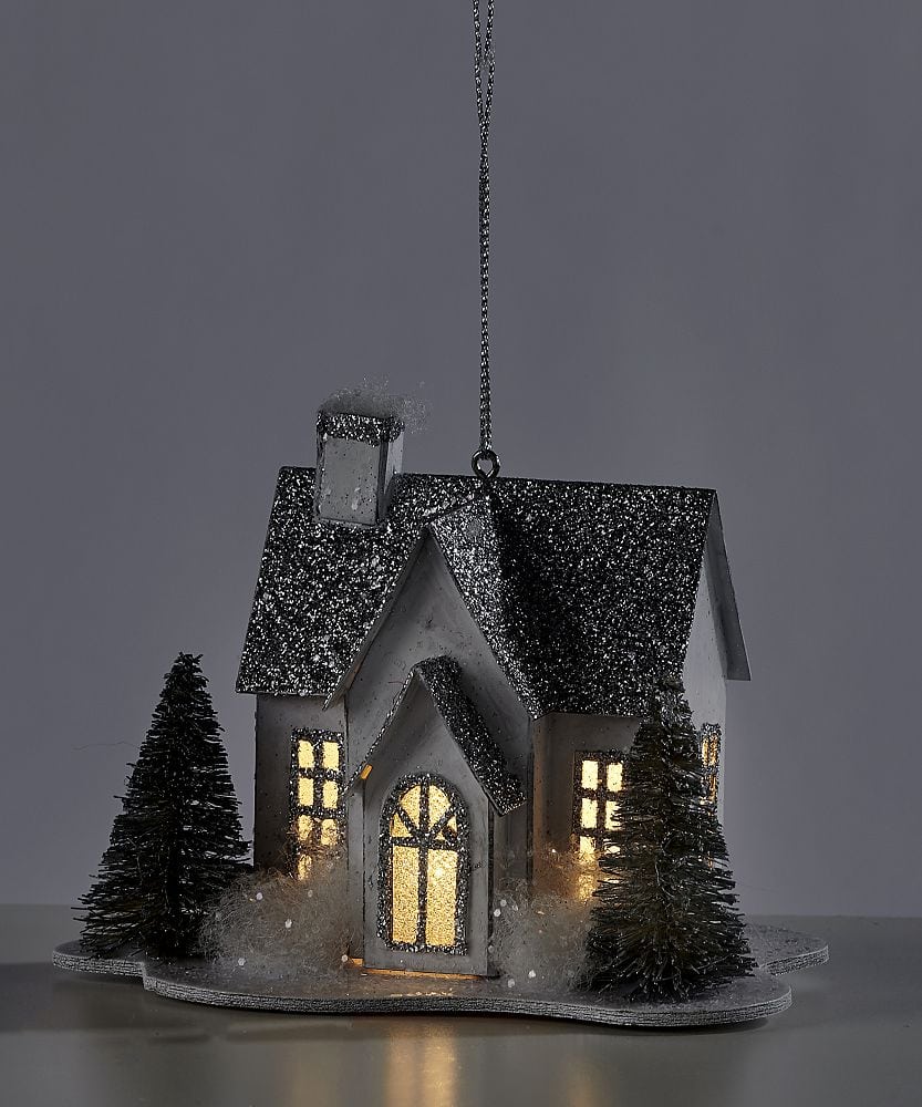 > Paper Lighted House Ornament - The Garden Mill
