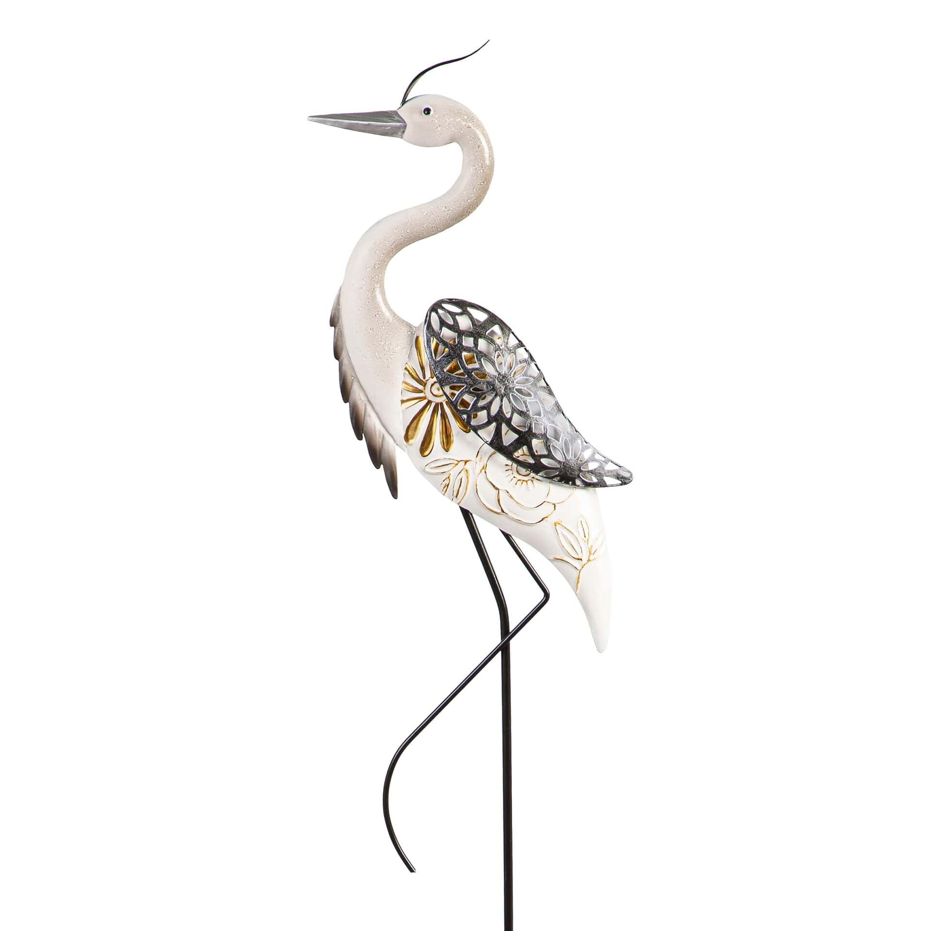 Garden Décor, Decorative Stakes, Indoor & Outdoor Décor > Deco Crane ...