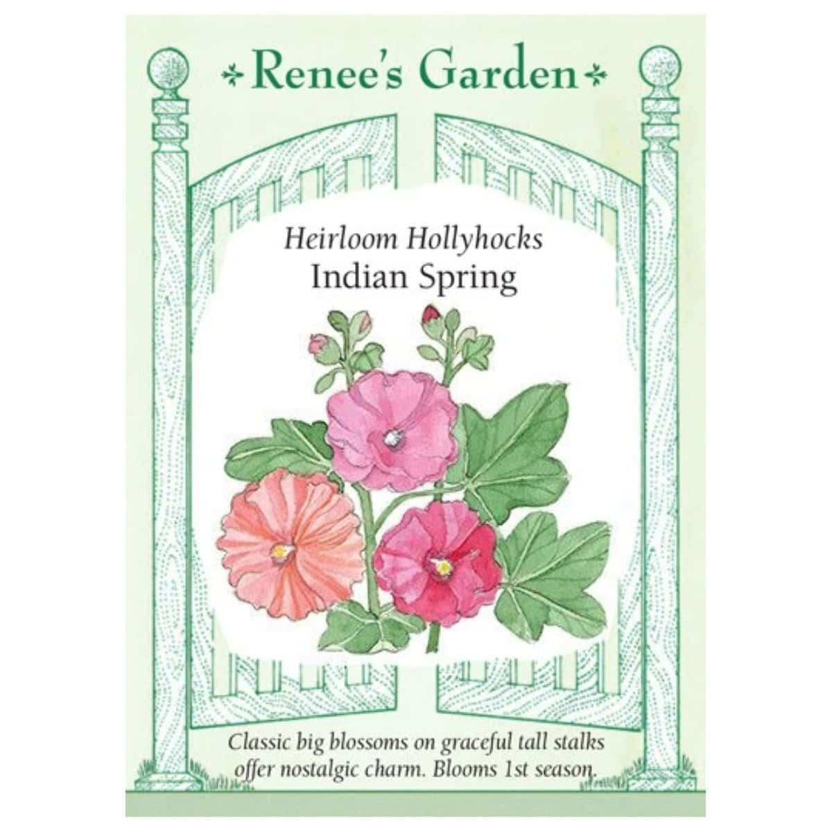 Flower Seeds, Plants, Seeds & Bulbs, Seeds > Hollyhock, Indian Spring ...