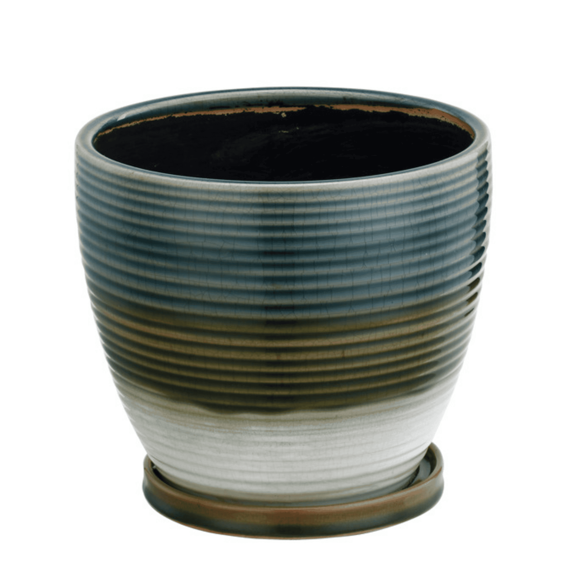Ceramic Planters, Planters & Pottery > Tri-Color Pot - The Garden Mill