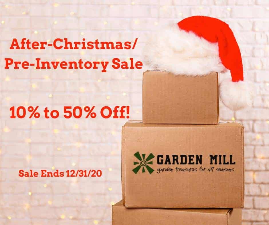 After Christmas/Pre-Inventory sale - The Garden Mill